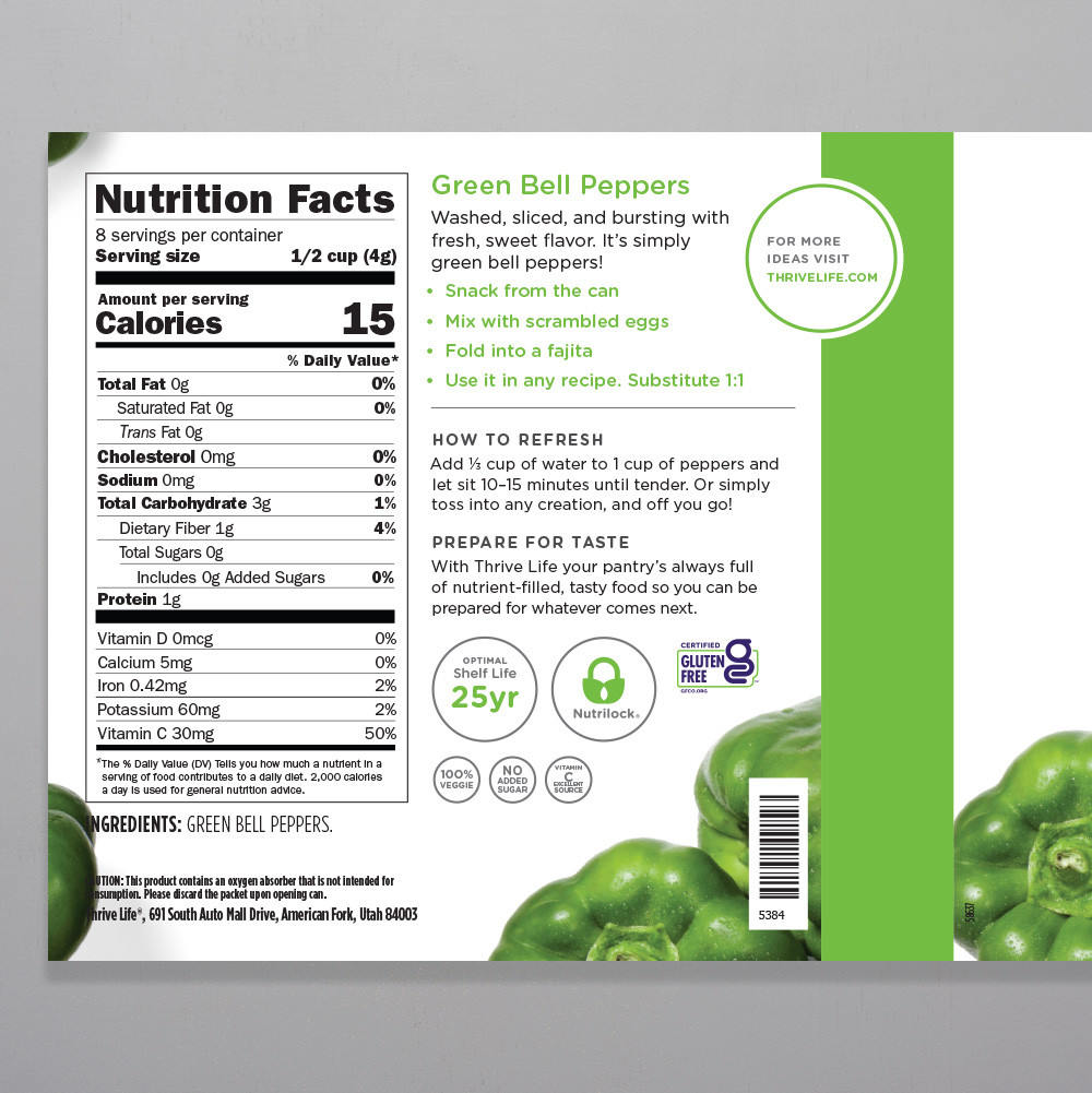 Green bell pepper nutrition store