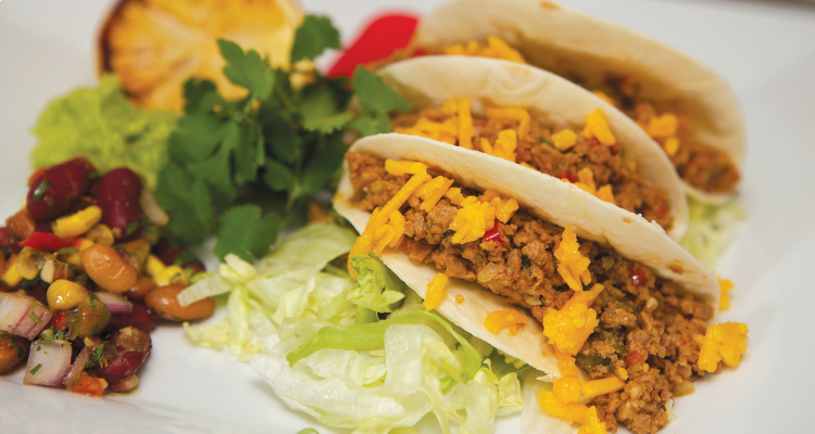 Chef Todd's TVP Tacos