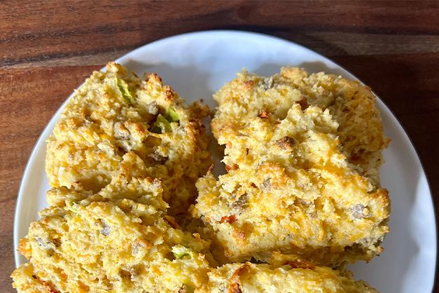 Protein Packed, Gluten Free Breakfast Biscuits